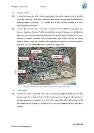 Transport Assessment | PDF