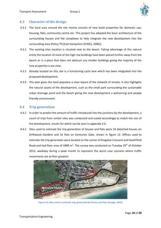 Transport Assessment | PDF