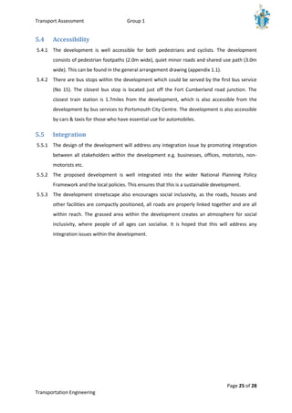 Transport Assessment | PDF