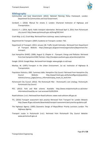 Transport Assessment | PDF