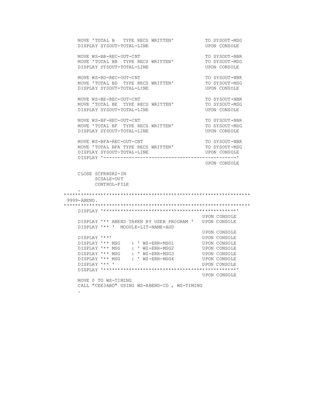 COBOL BATCH EXAMPLE-RPR6621F | DOCX