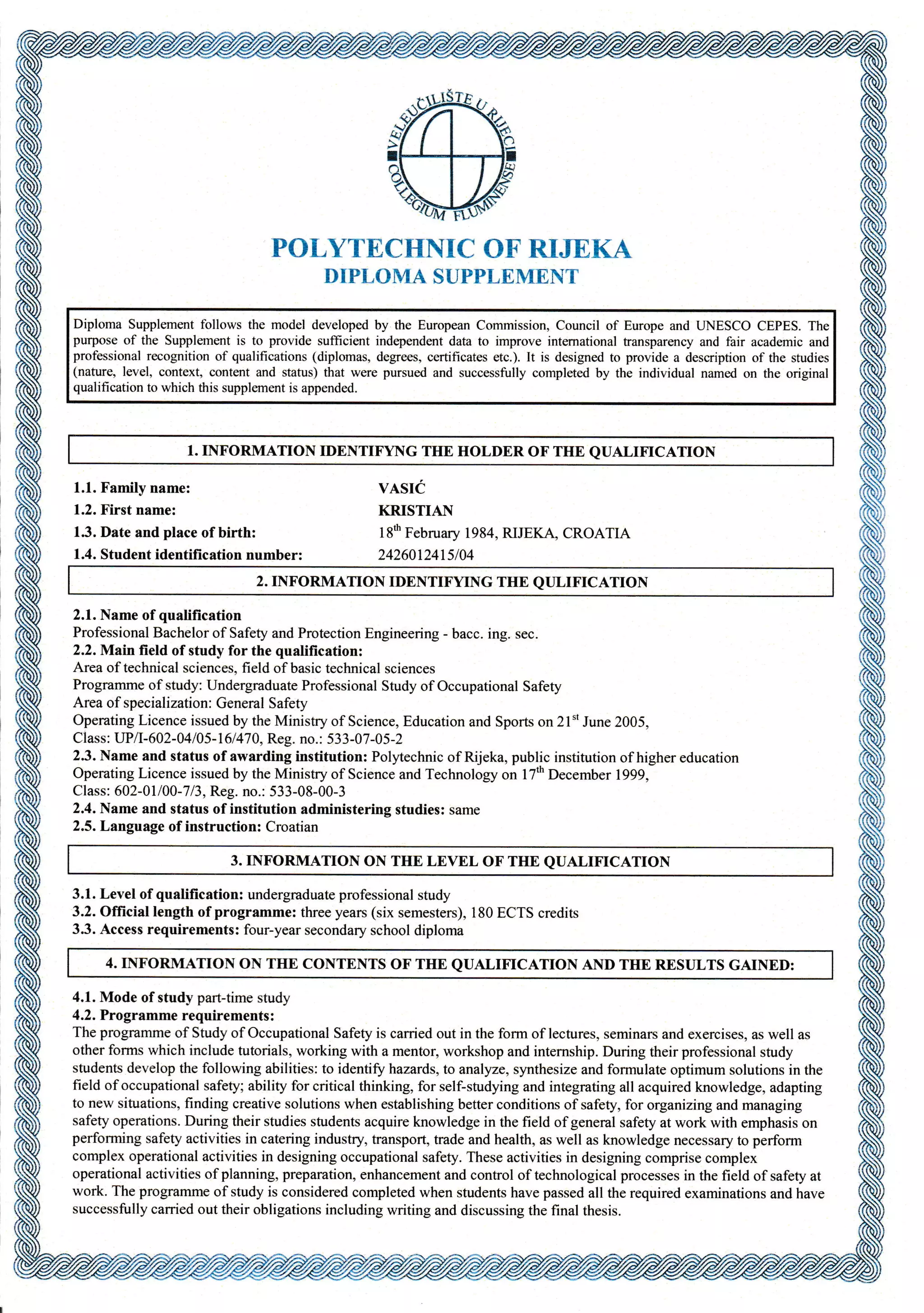 Bachelor Diploma | PDF