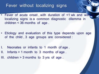 fever of unknown origin | PPTX