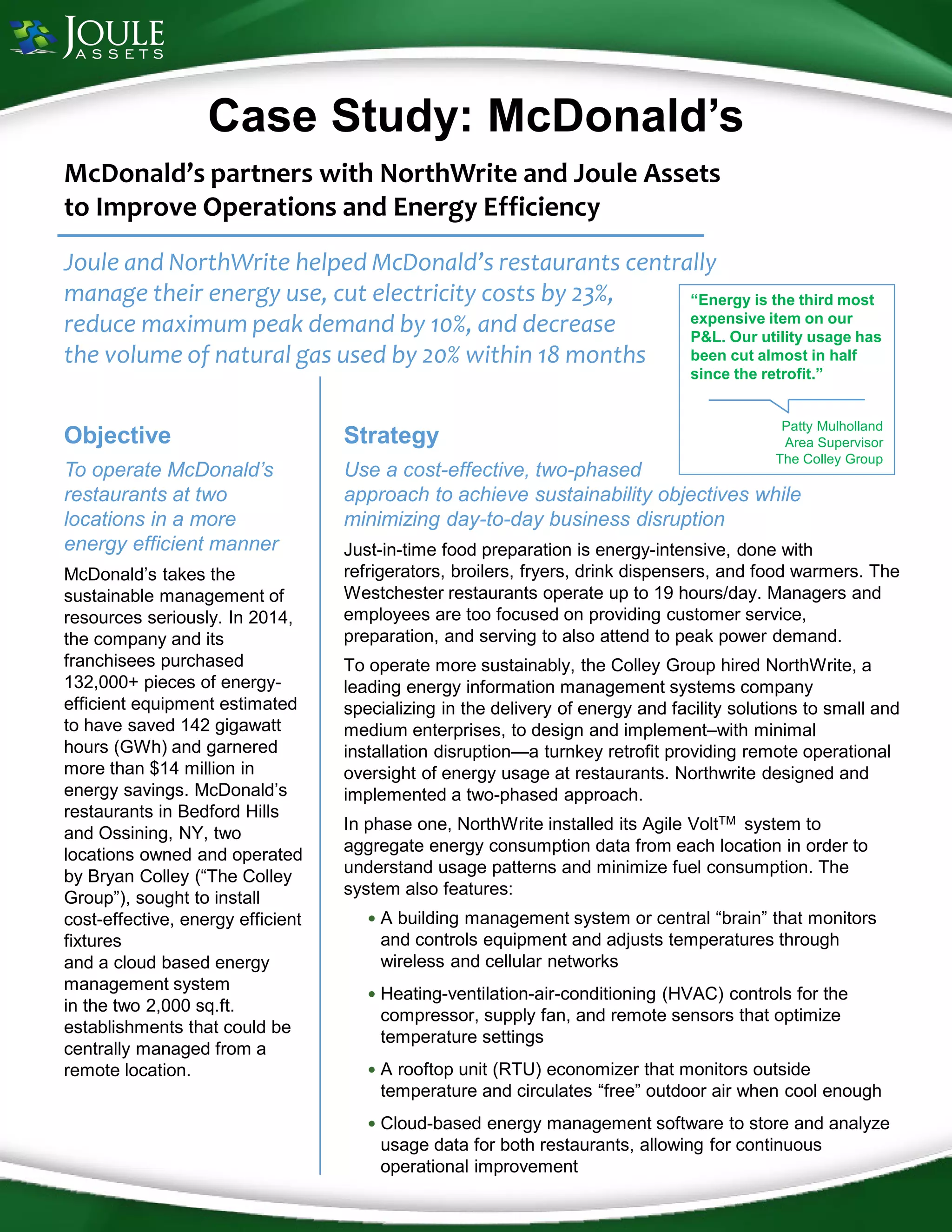 McDonalds Case Study r6 | PDF