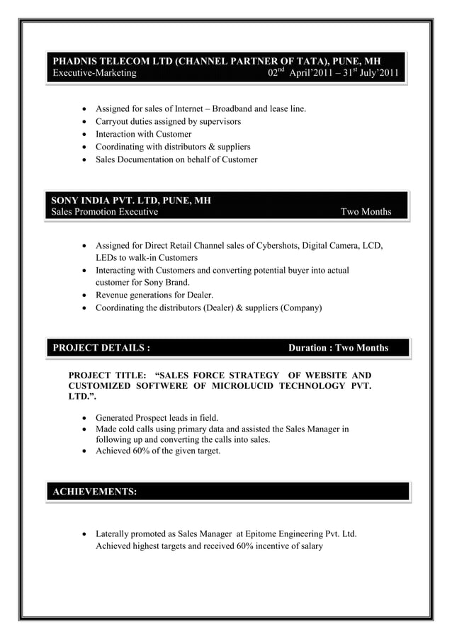 Satish Resume | PDF