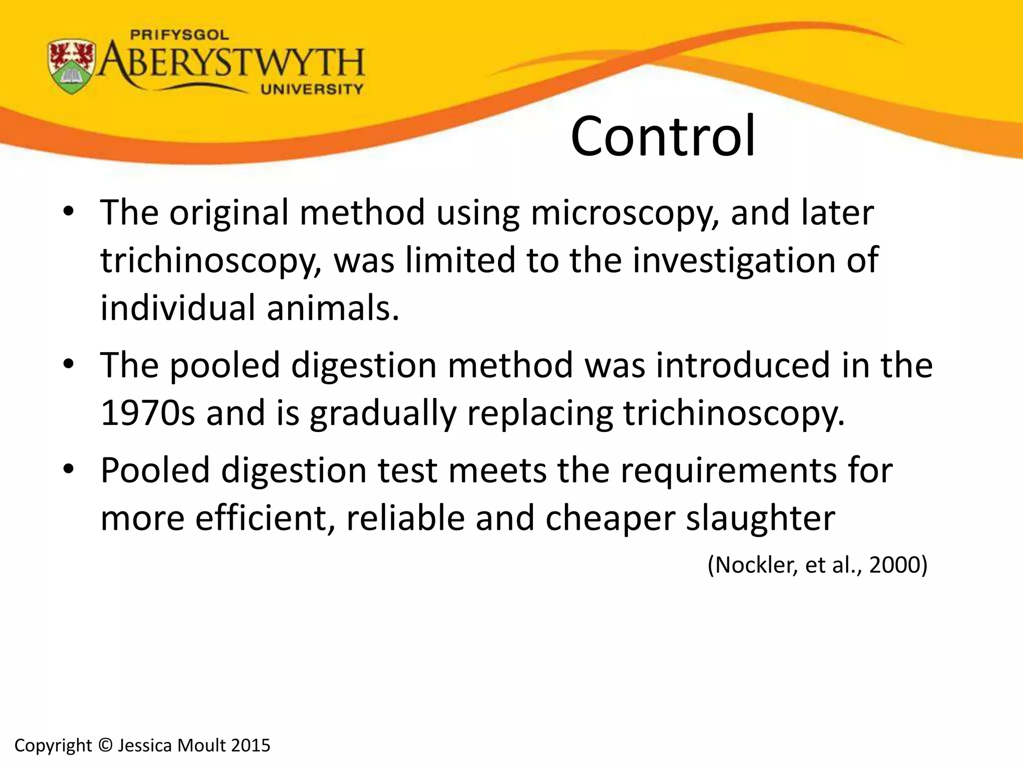 trichinella student seminar presentation jam65 | PPTX | Infectious ...