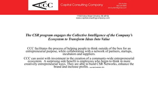 Capital Consulting Company Offers Corporate Social Responsibility ...