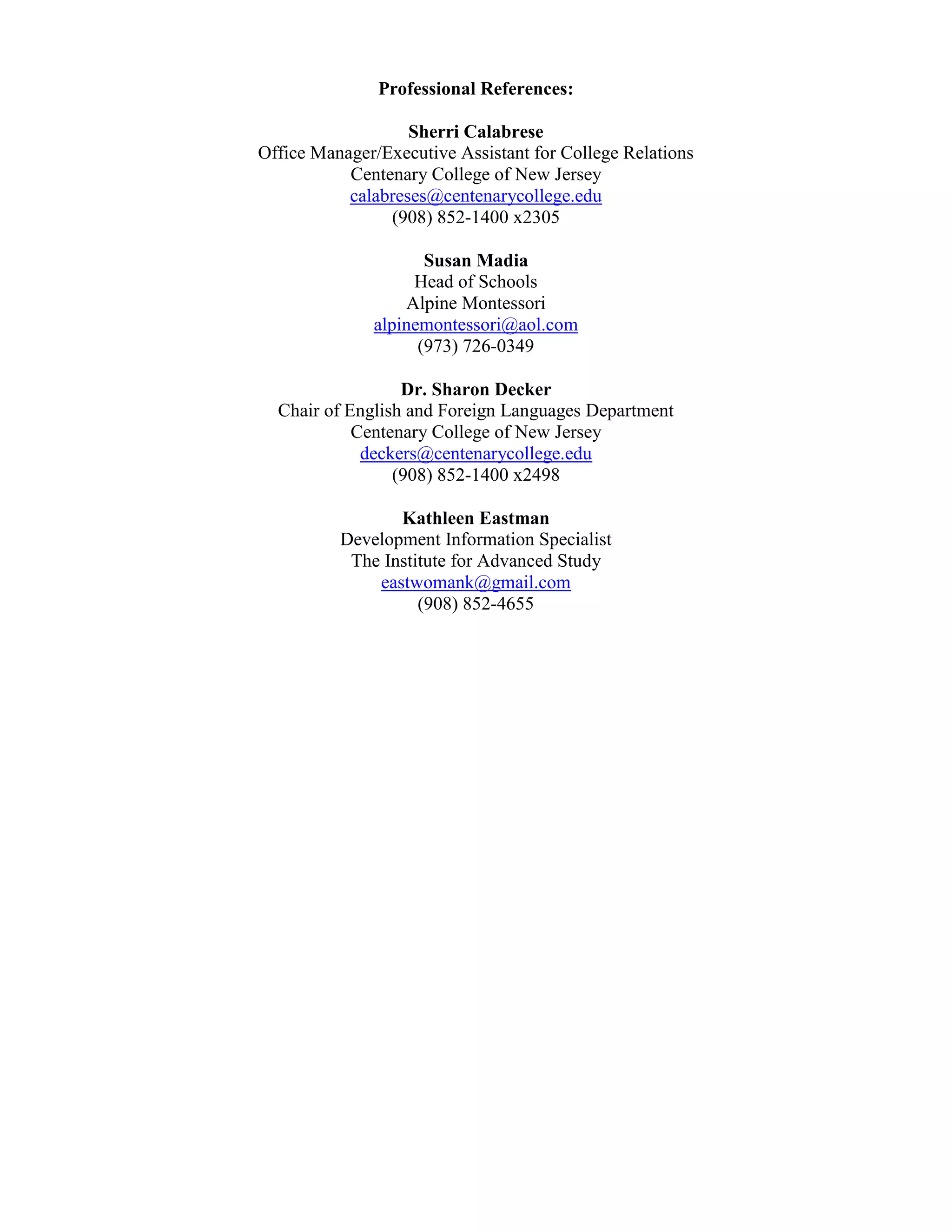 Susan Gorman Resume | PDF