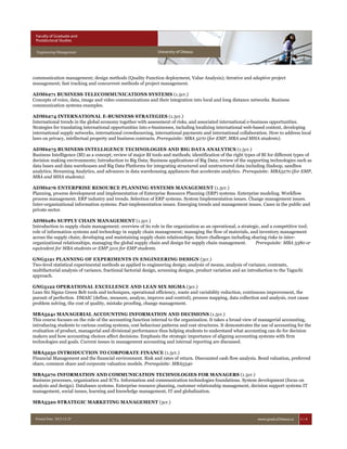 Engineering Management Program Description | PDF