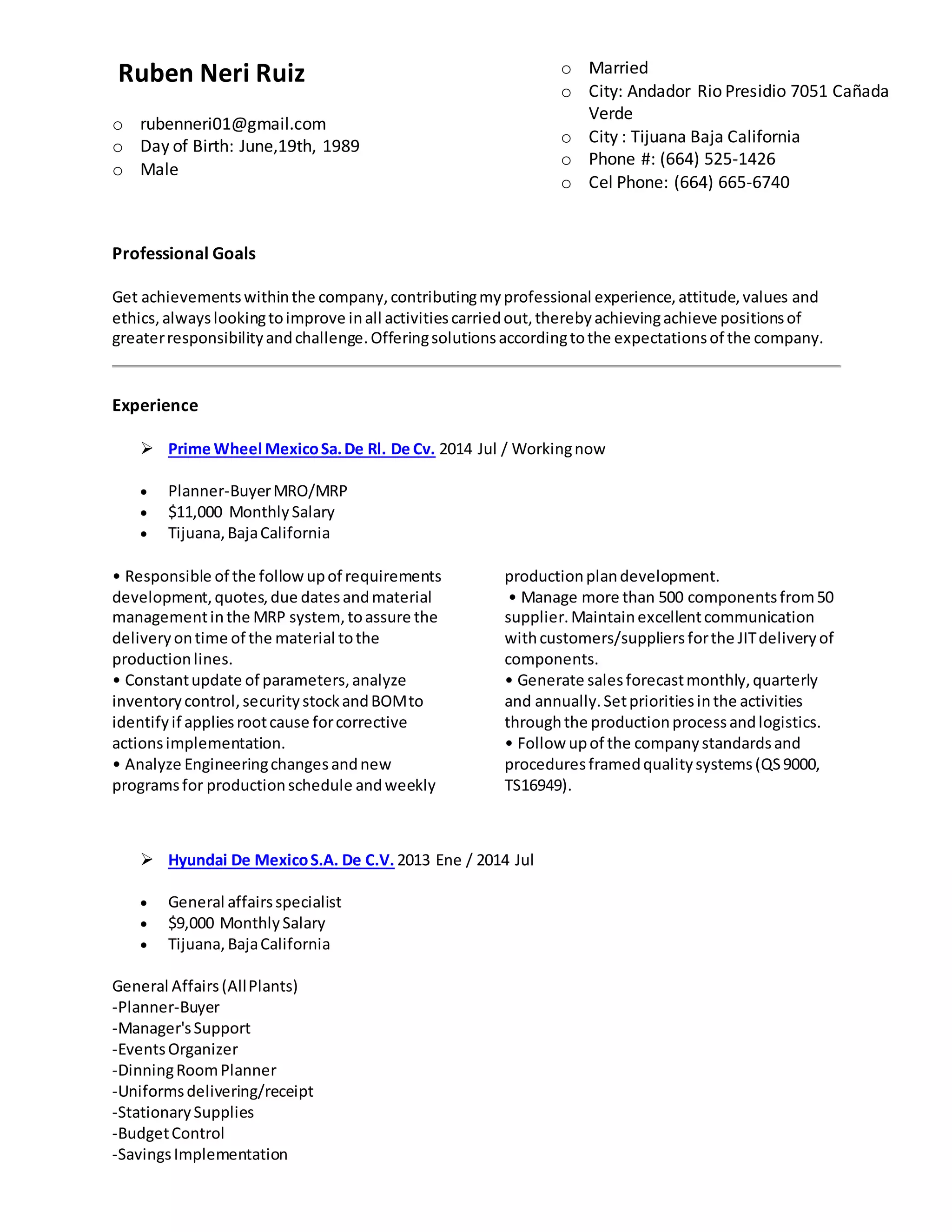 Resume Ruben Neri Ruiz | DOCX
