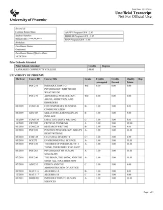 Transcript with MSP | PDF