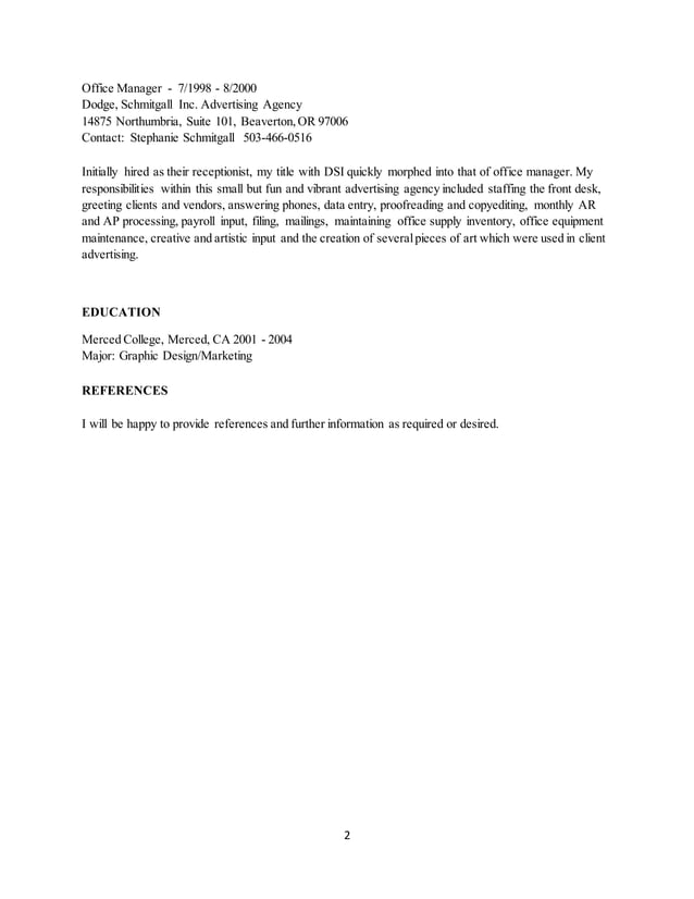 Resume - Feb 2015 | DOCX