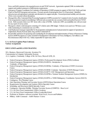 M. B. Sandly Resume Logistics May 2016 | PDF