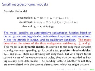 Understanding Simultaneous Equations Bias and Identification in ...