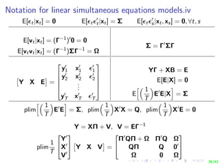 Understanding Simultaneous Equations Bias and Identification in ...