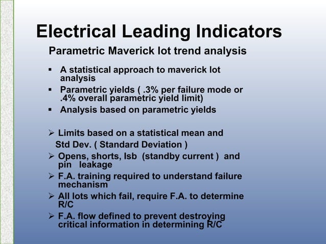 Leading Indicator Program OverView Rev A | PPT