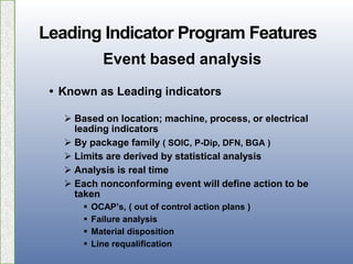 Leading Indicator Program OverView Rev A | PDF