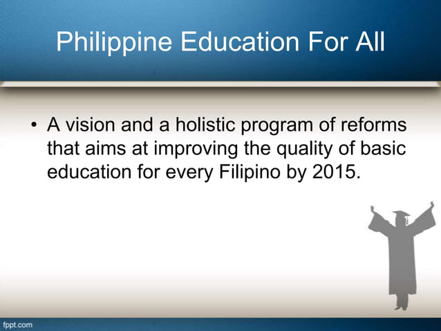 Education for All Globally & in the Philippines | PPTX | Primary ...
