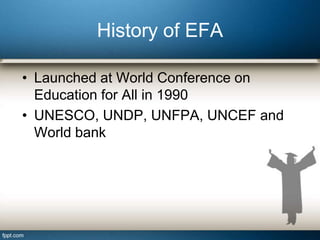 Education for All Globally & in the Philippines | PPTX