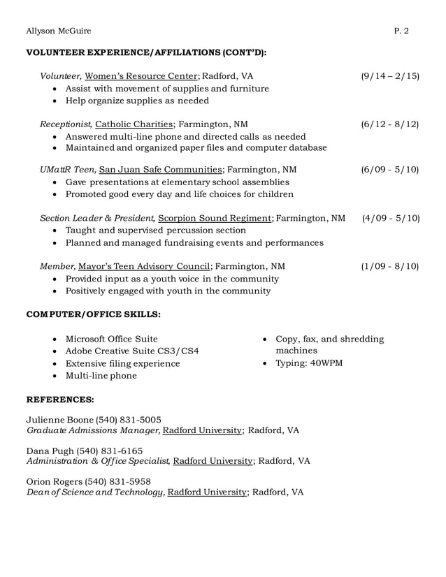 resume DEC 2015 | PDF