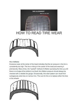 HOW TO READ TIRE WEAR | PDF
