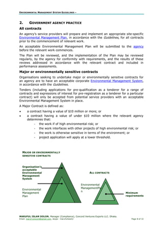 Environmental Management System Guideline | PDF