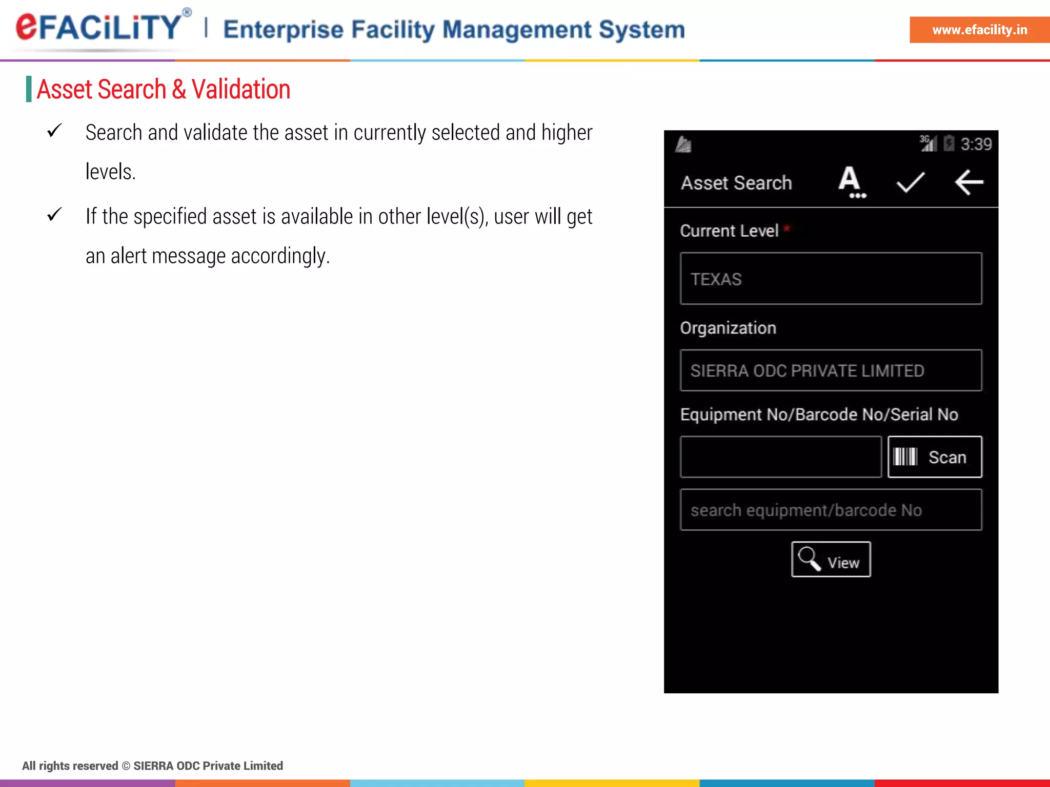 eFACiLiTY Maintenance Management System | PPSX