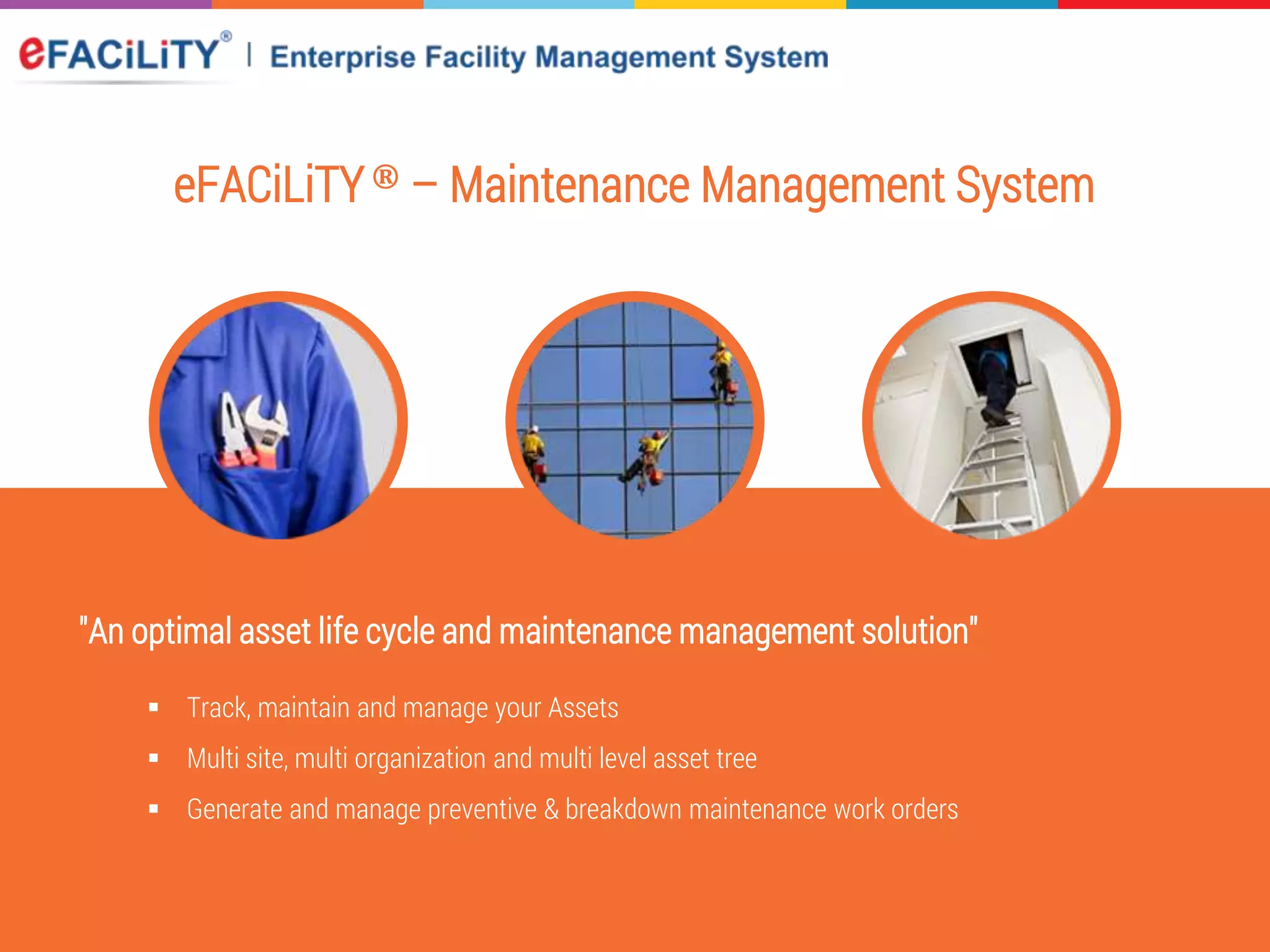 eFACiLiTY Maintenance Management System | PPSX