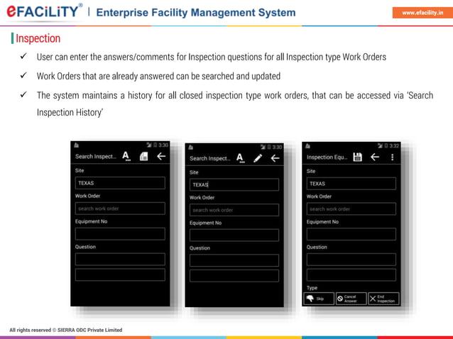 eFACiLiTY Maintenance Management System | PPT