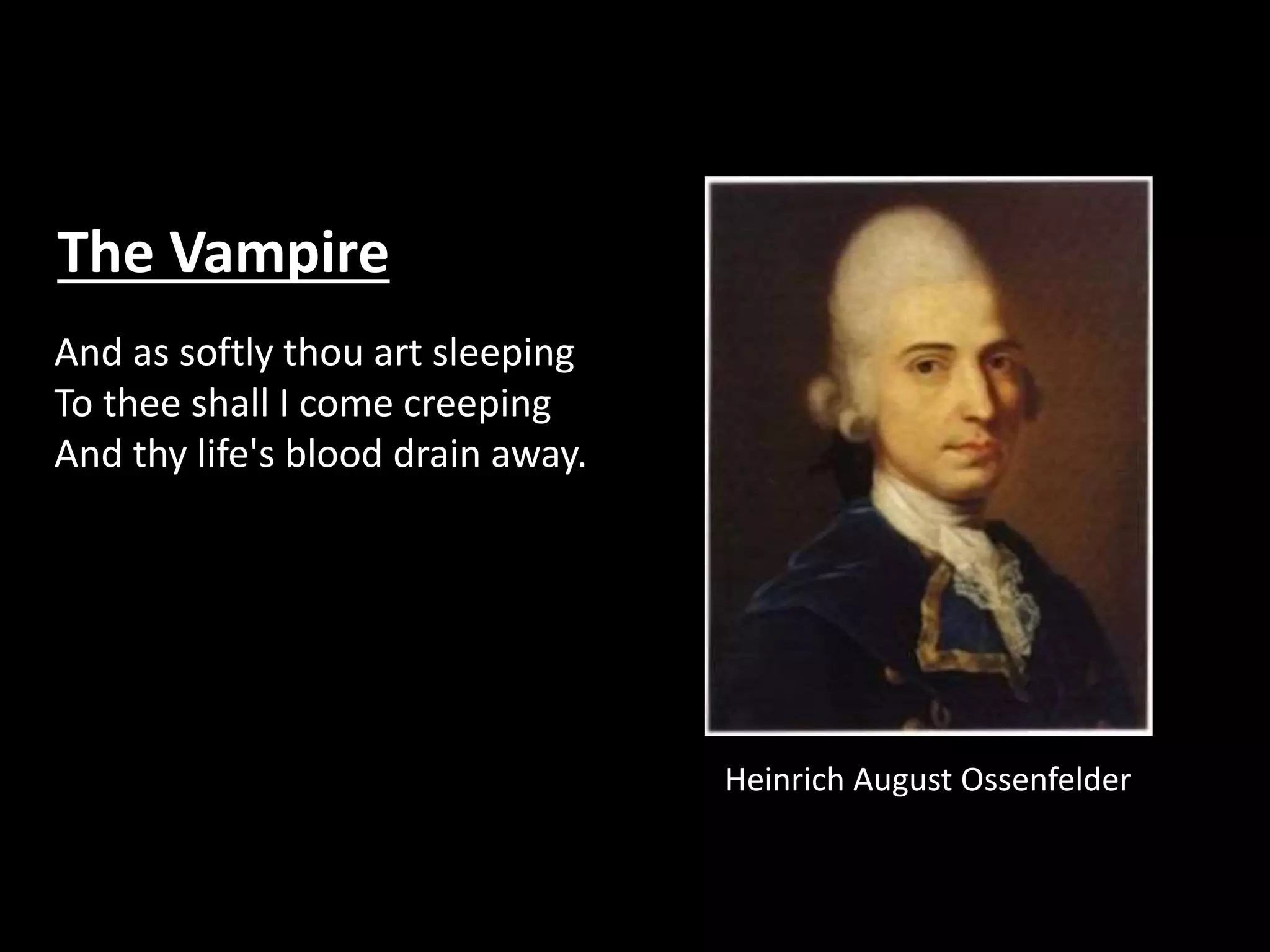 The Evolution of Vampire | PPT