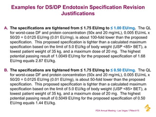 Alert Action and Specification Limits for Bioburden and Endotoxin ...