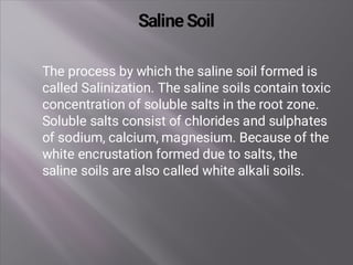 Salt affected soil | PDF