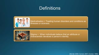 Medicalisation presentation | PPTX