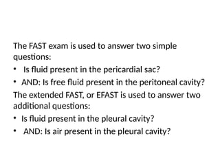 Emergency focused abdominal ultrasound.pptx