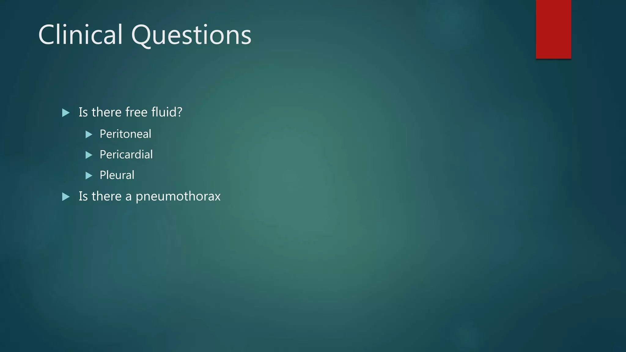 E-Fast Examination | PPTX