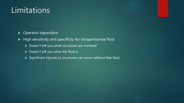 E-Fast Examination | PPTX | Lung and Respiratory Health | Diseases and ...