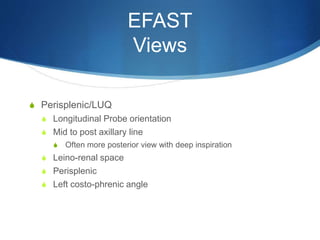 EFAST - A how to guide | PPTX