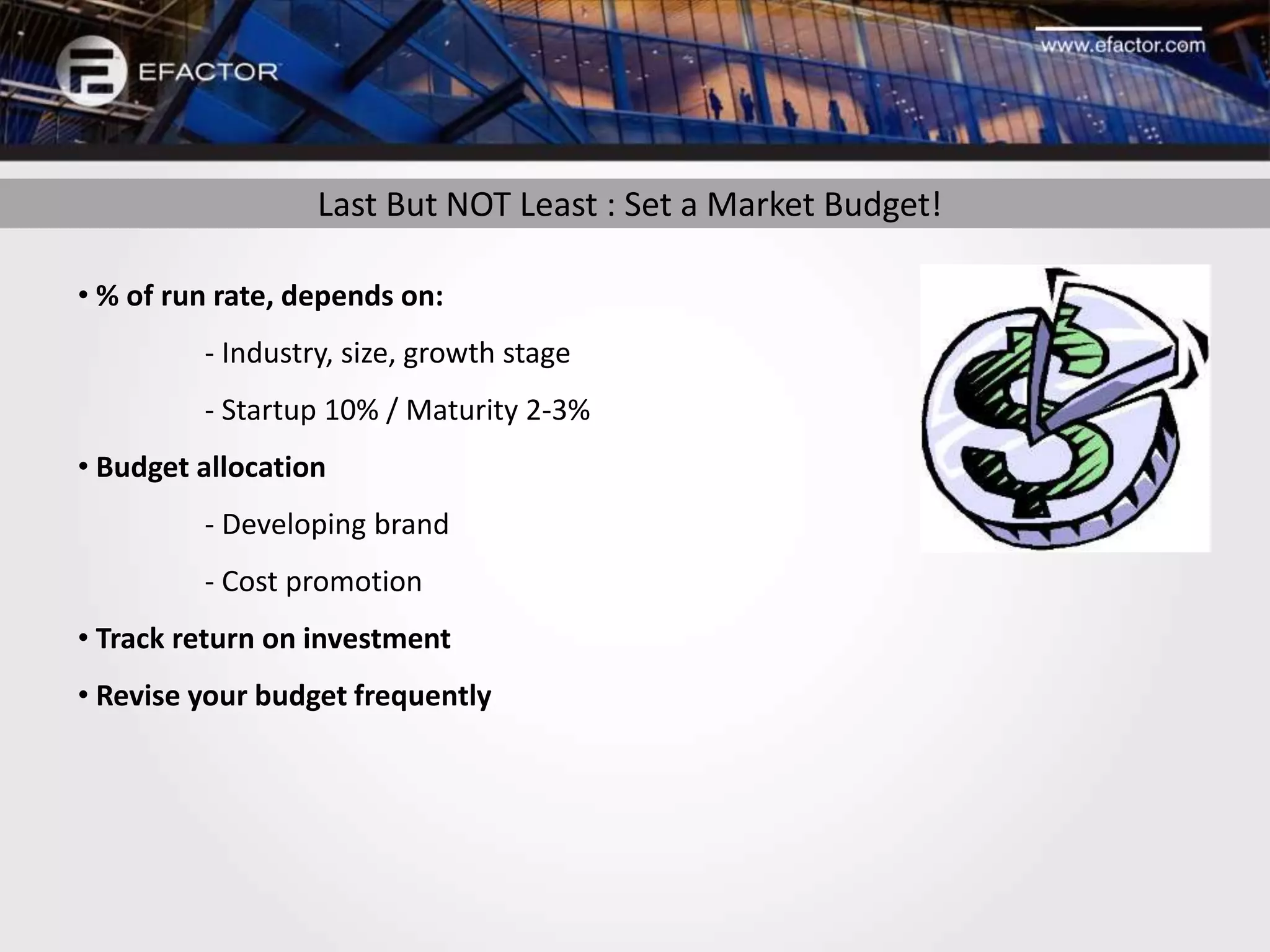 Efactor - Social Media Marketing for Startups | PPT