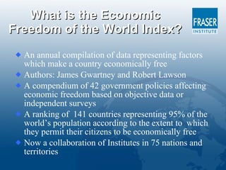 Economic Freedom of the World Index: A Comparative Examination | PPT
