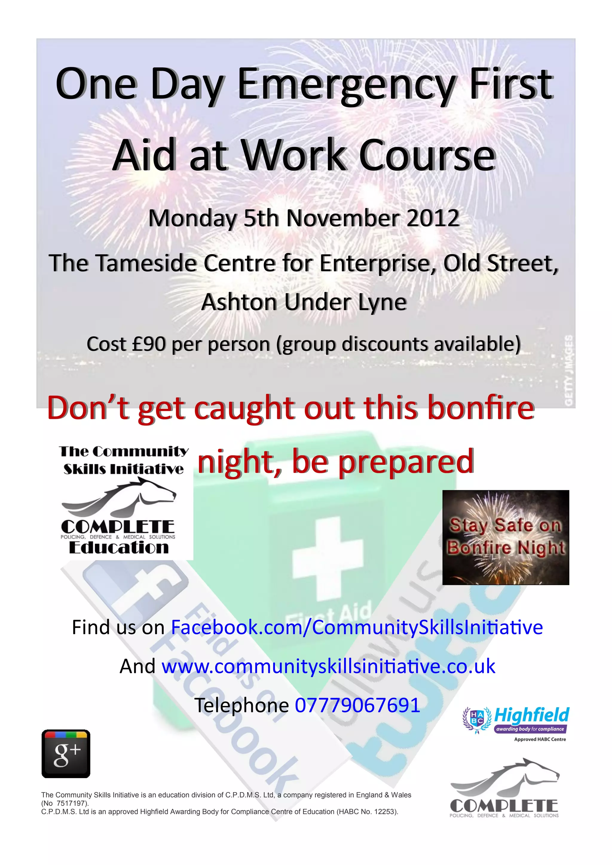 Fireworks First Aid | PDF