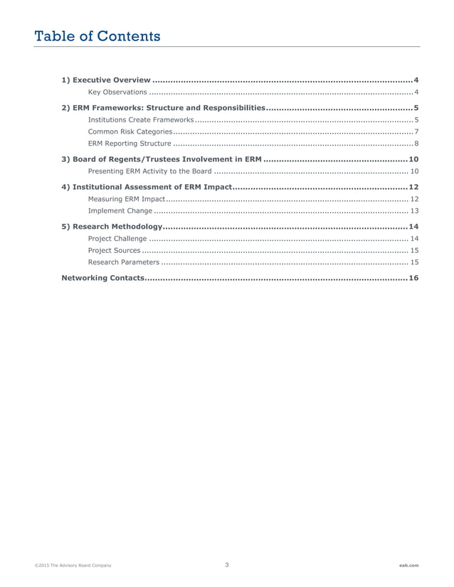 ERM Frameworks (3) | PDF