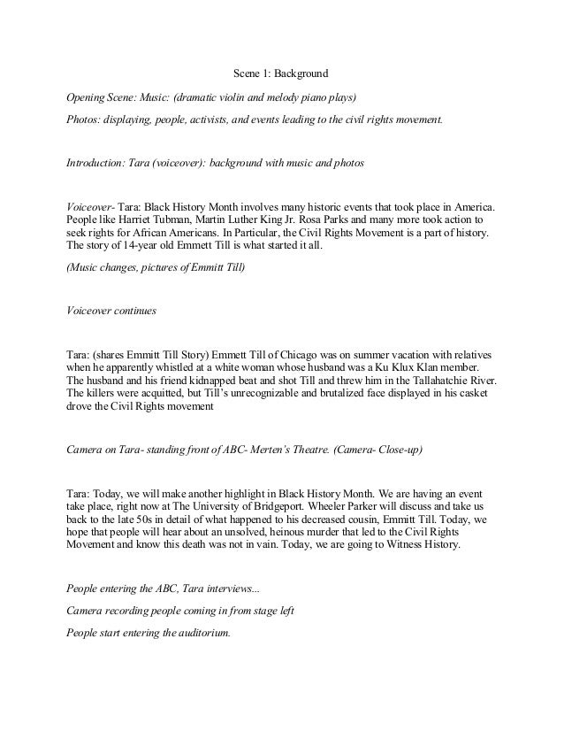 black history month script edit