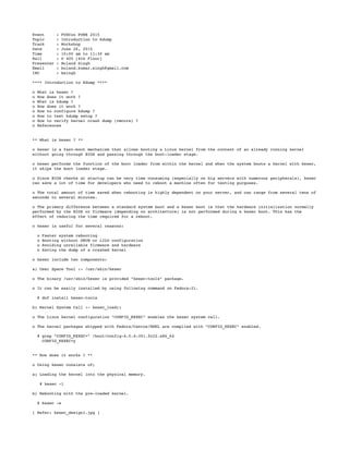 Kdump-FUDcon-2015-Workshop | PDF