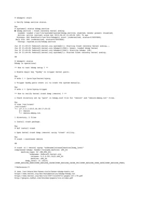 Kdump-FUDcon-2015-Workshop | PDF
