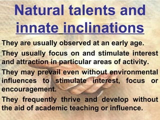 EFC - Natural Talents / Spiritual Gifts | PPT