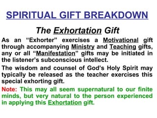 EFC - Natural Talents / Spiritual Gifts | PPT