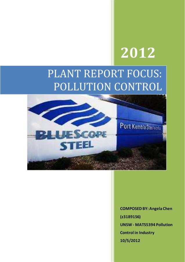 BlueScope Steel plant report_Final | PDF