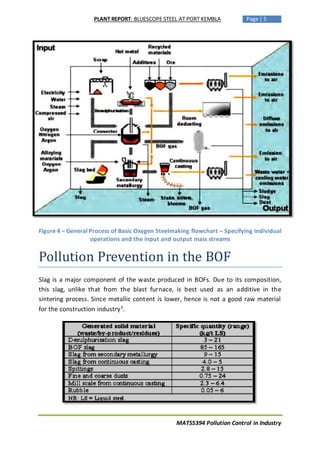 BlueScope Steel plant report_Final | PDF