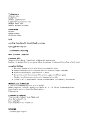 Karen Jaramillo Resume | DOCX | Healthcare Industry | Industries