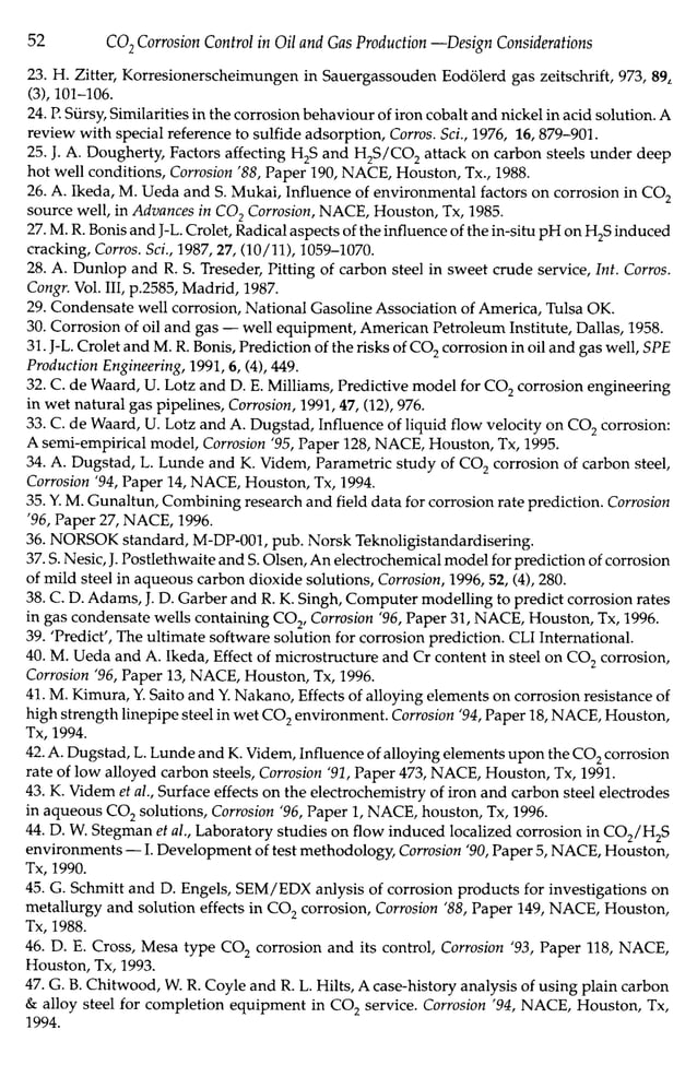 Efc 23 co2 corrosion control in oil and gas production maney materials ...